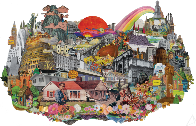 Contemporary Collage Art by Morgan Jesse Lappin at “High on Collage” Contemporary Collage Art by Morgan Jesse Lappin at “High on Collage”